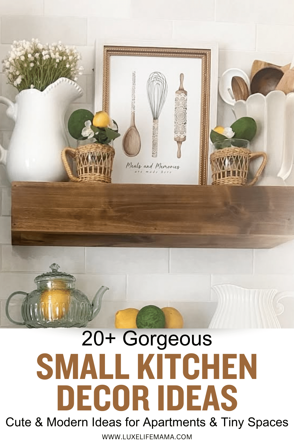 20+ Gorgeous Small Kitchen Decor Ideas: Cute & Modern Ideas for ...