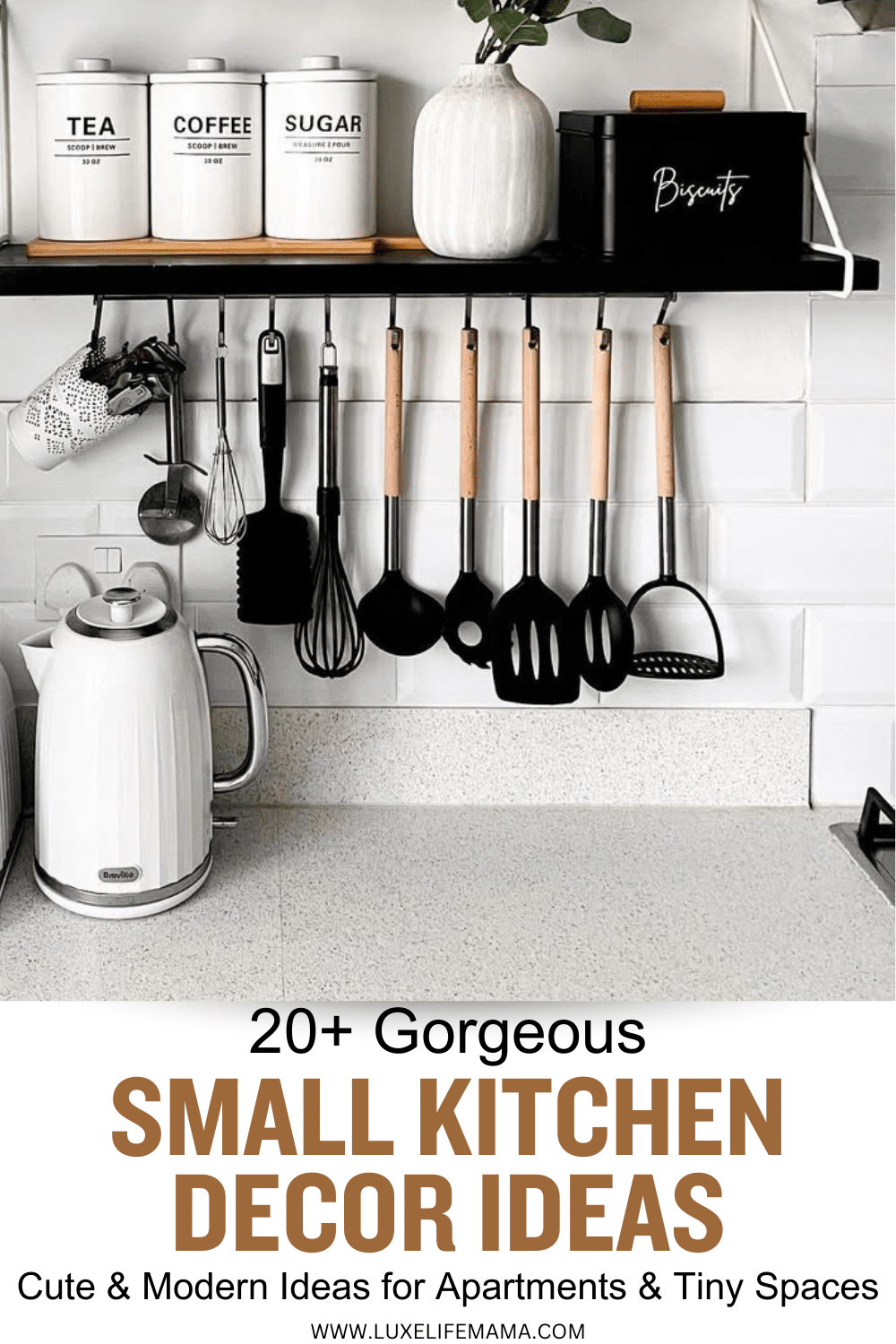 20+ Gorgeous Small Kitchen Decor Ideas: Cute & Modern Ideas for ...
