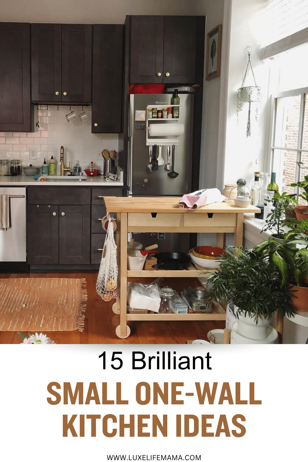 15 Brilliant Small One-Wall Kitchen Ideas To Maximize Space & Style ...