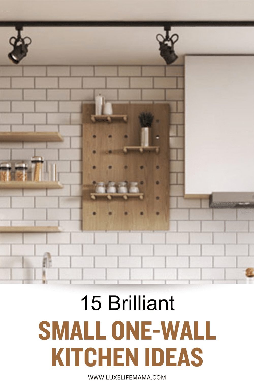 15 Brilliant Small One-Wall Kitchen Ideas To Maximize Space & Style ...
