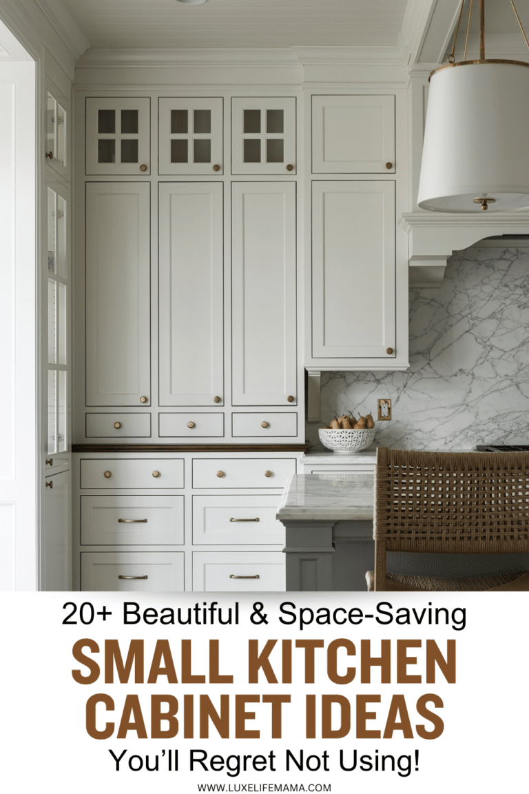 20+ Beautiful & Space-Saving Small Kitchen Cabinet Ideas You’ll Regret ...