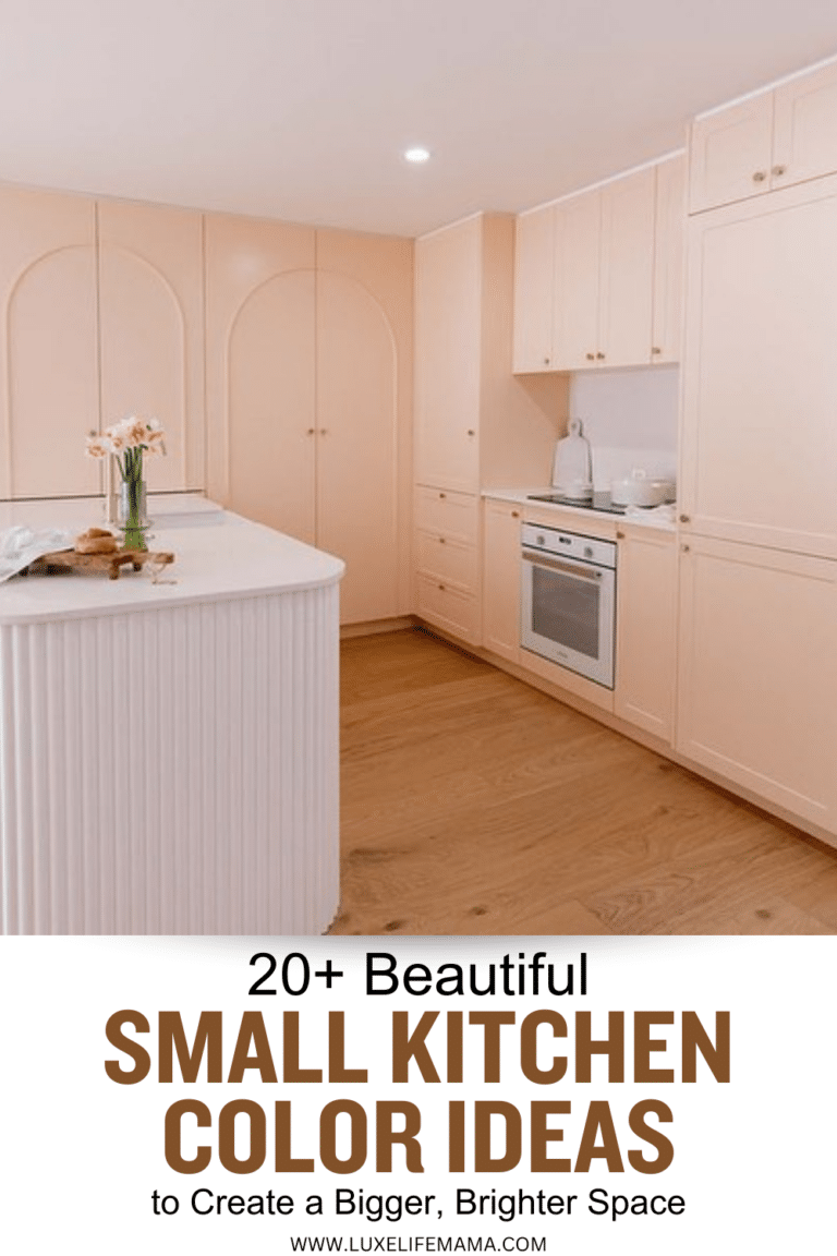 20+ Beautiful Small Kitchen Color Ideas to Create a Bigger, Brighter ...