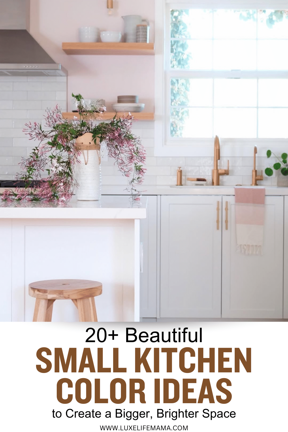20+ Beautiful Small Kitchen Color Ideas to Create a Bigger, Brighter ...