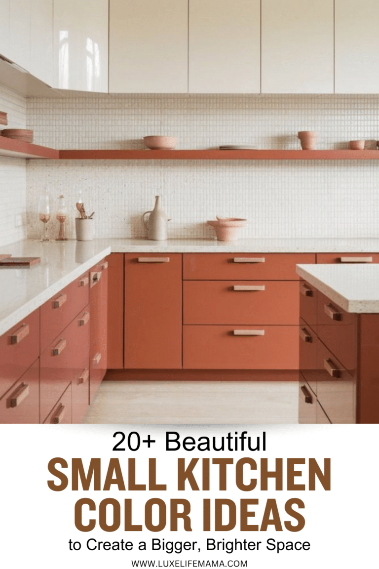 20+ Beautiful Small Kitchen Color Ideas to Create a Bigger, Brighter ...