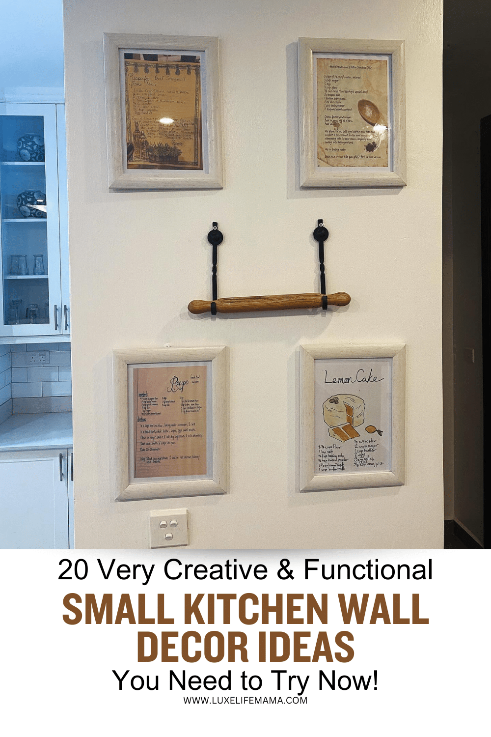 20 Very Creative & Functional Small Kitchen Wall Decor Ideas You Need ...