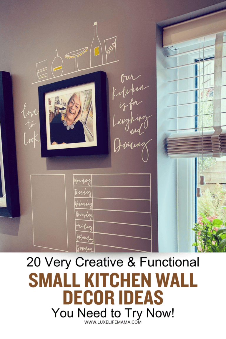 20 Very Creative & Functional Small Kitchen Wall Decor Ideas You Need ...