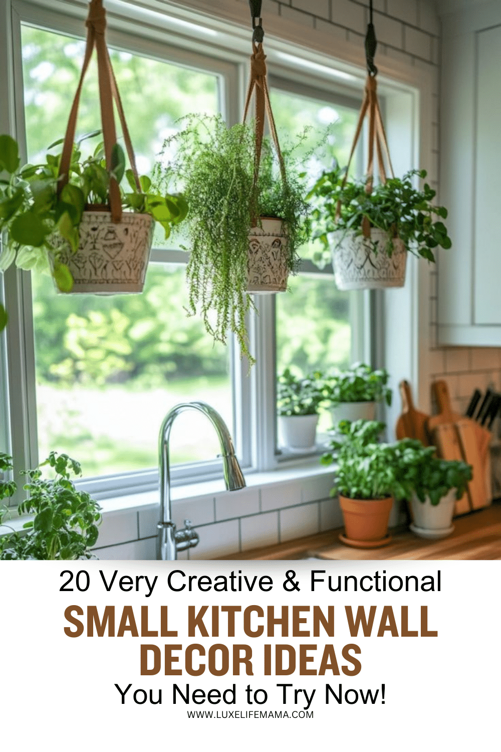 20 Very Creative & Functional Small Kitchen Wall Decor Ideas You Need ...