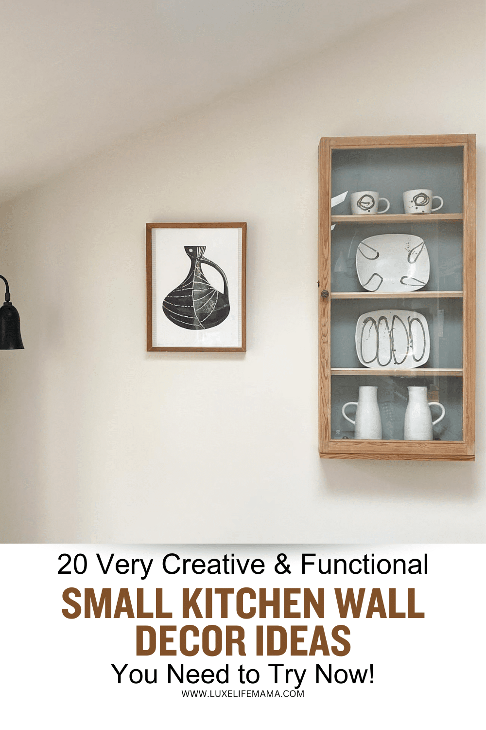 20 Very Creative & Functional Small Kitchen Wall Decor Ideas You Need ...