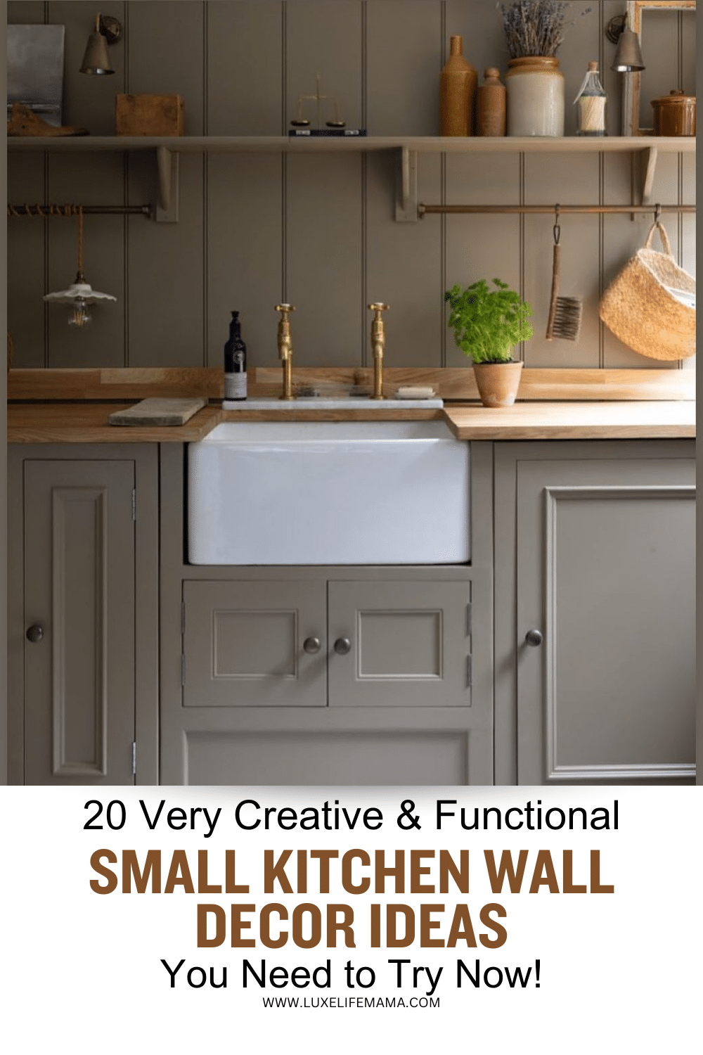 20 Very Creative & Functional Small Kitchen Wall Decor Ideas You Need ...