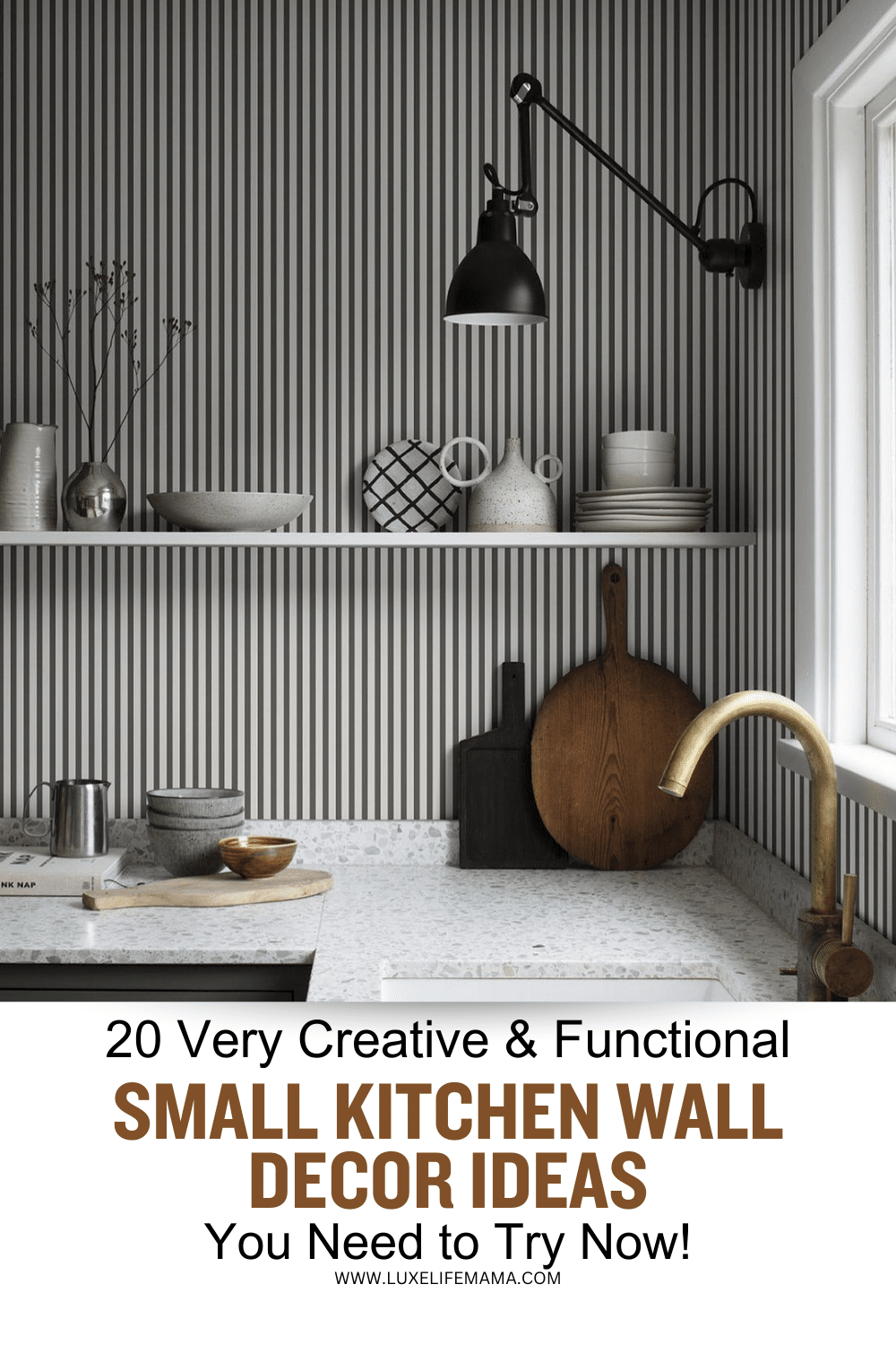 20 Very Creative & Functional Small Kitchen Wall Decor Ideas You Need ...