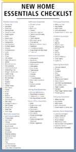 The Ultimate New Home Essentials List (Room by Room) - Lux Life Mama